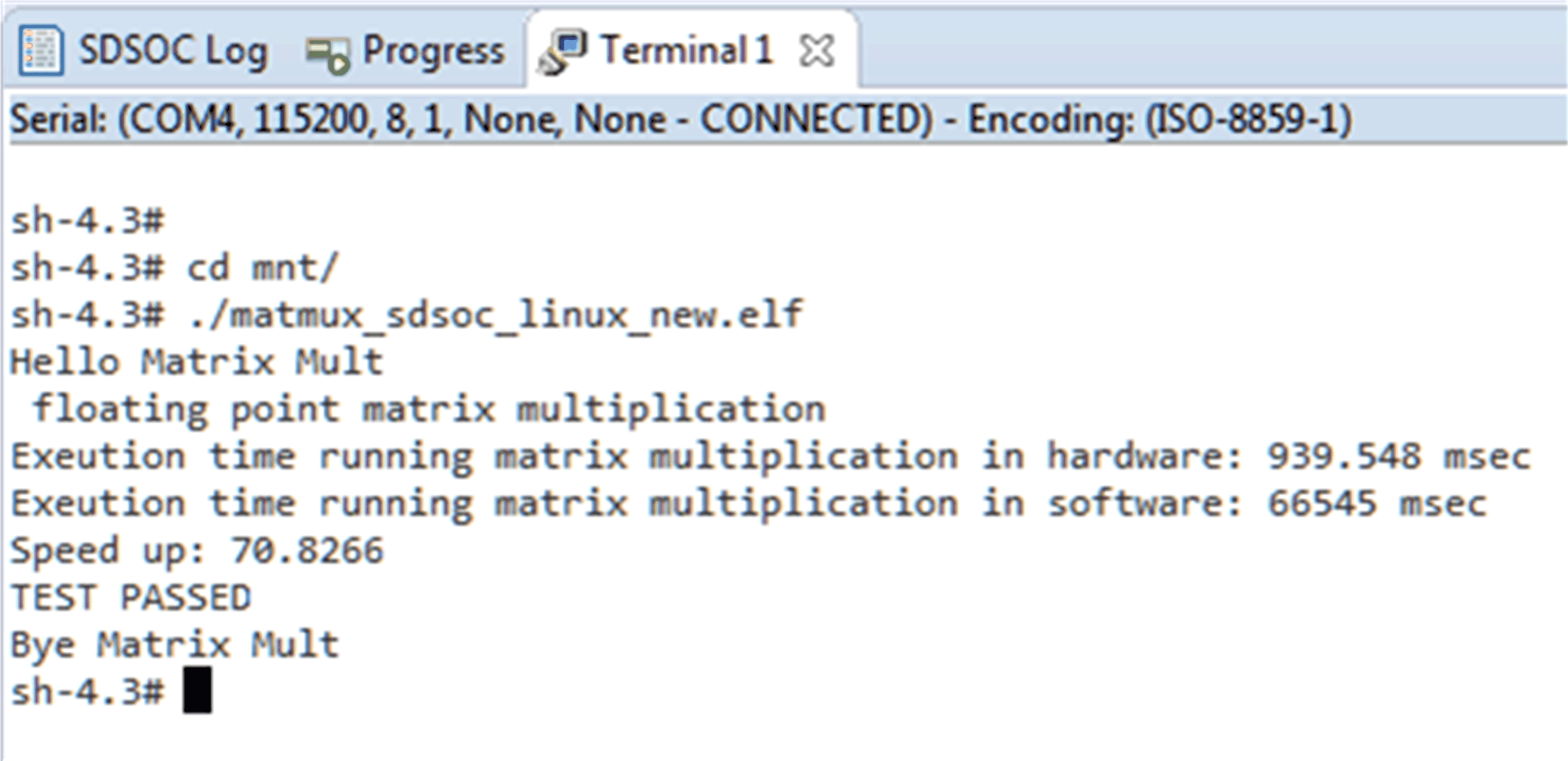 Large Matrix-Matrix Multiplication on FPGA – High-Level Synthesis & Embedded Systems