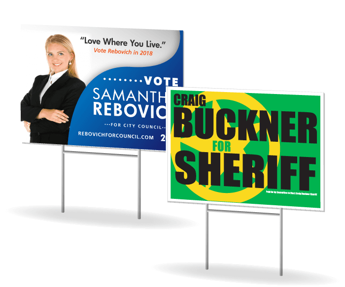 Custom Printed Lawn Signs/Yard Signs by Highridge Graphics in Morganton ...
