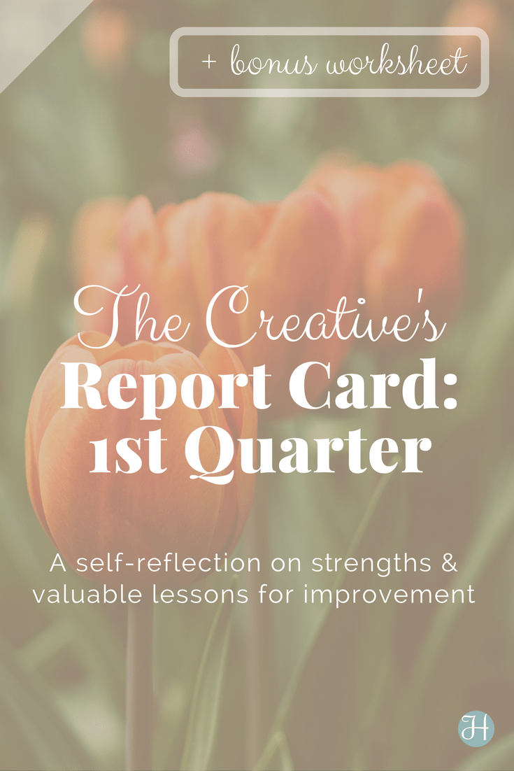 Hint of Jam's 1st Quarter Report Card - Hint of Jam