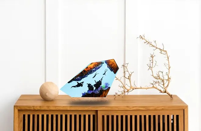 Epoxy Lamps - Handmade Resin Night Lights | Hirosart