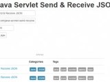 Java Servlet Sending Receiving Json Using Jquery Ajax