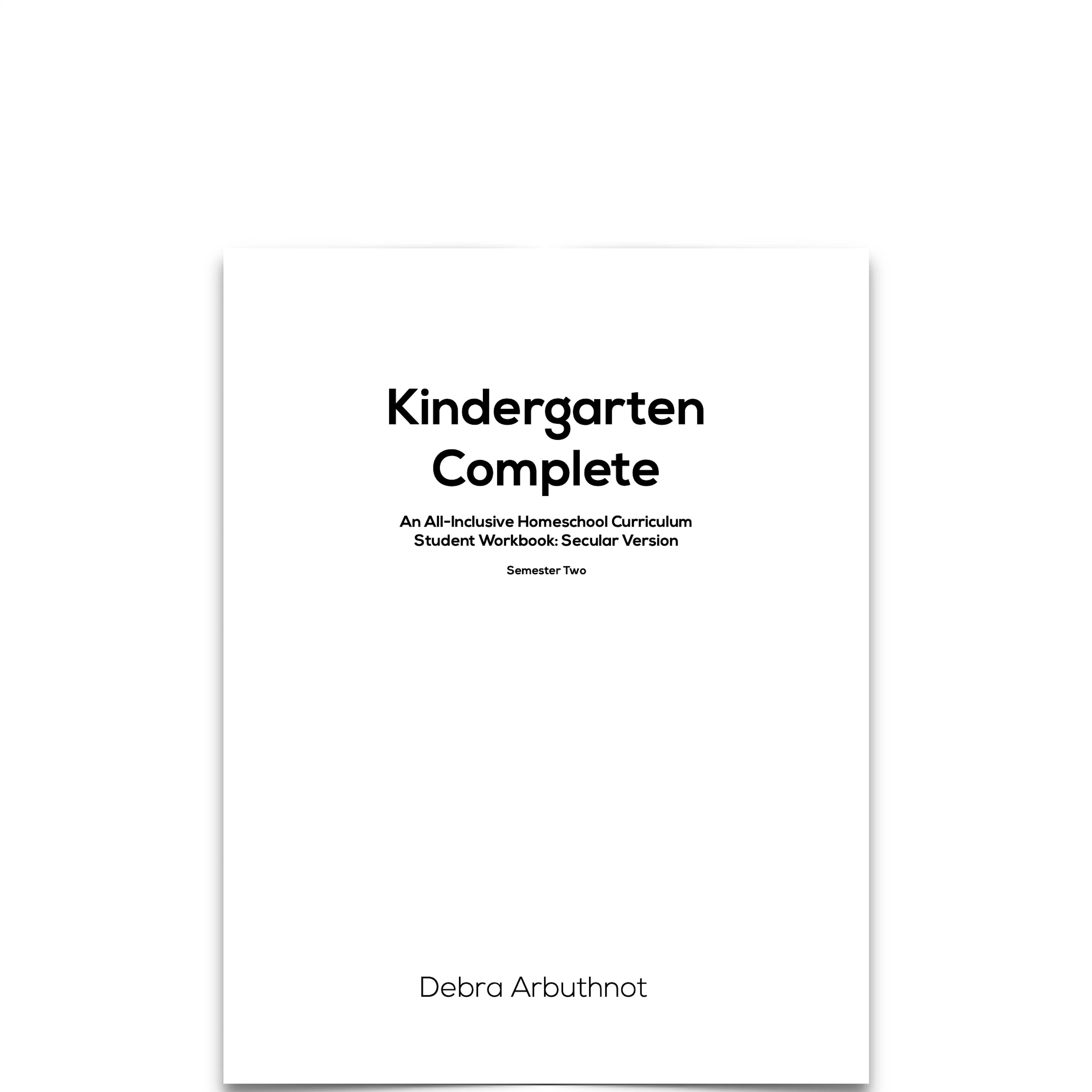 Secular Kindergarten Homeschool Curriculum Hc Homeschool Complete