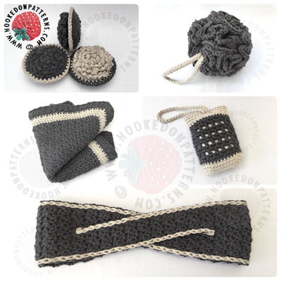 Crochet Bathroom Set Patterns - Hooked On Patterns