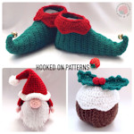 Santa Gonk Crochet Pattern - Hooked On Patterns