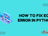 How To Fix Eof Error In Python Handling Eop Errors Like A Pro