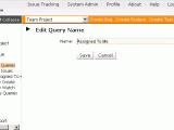 Edit Query Name