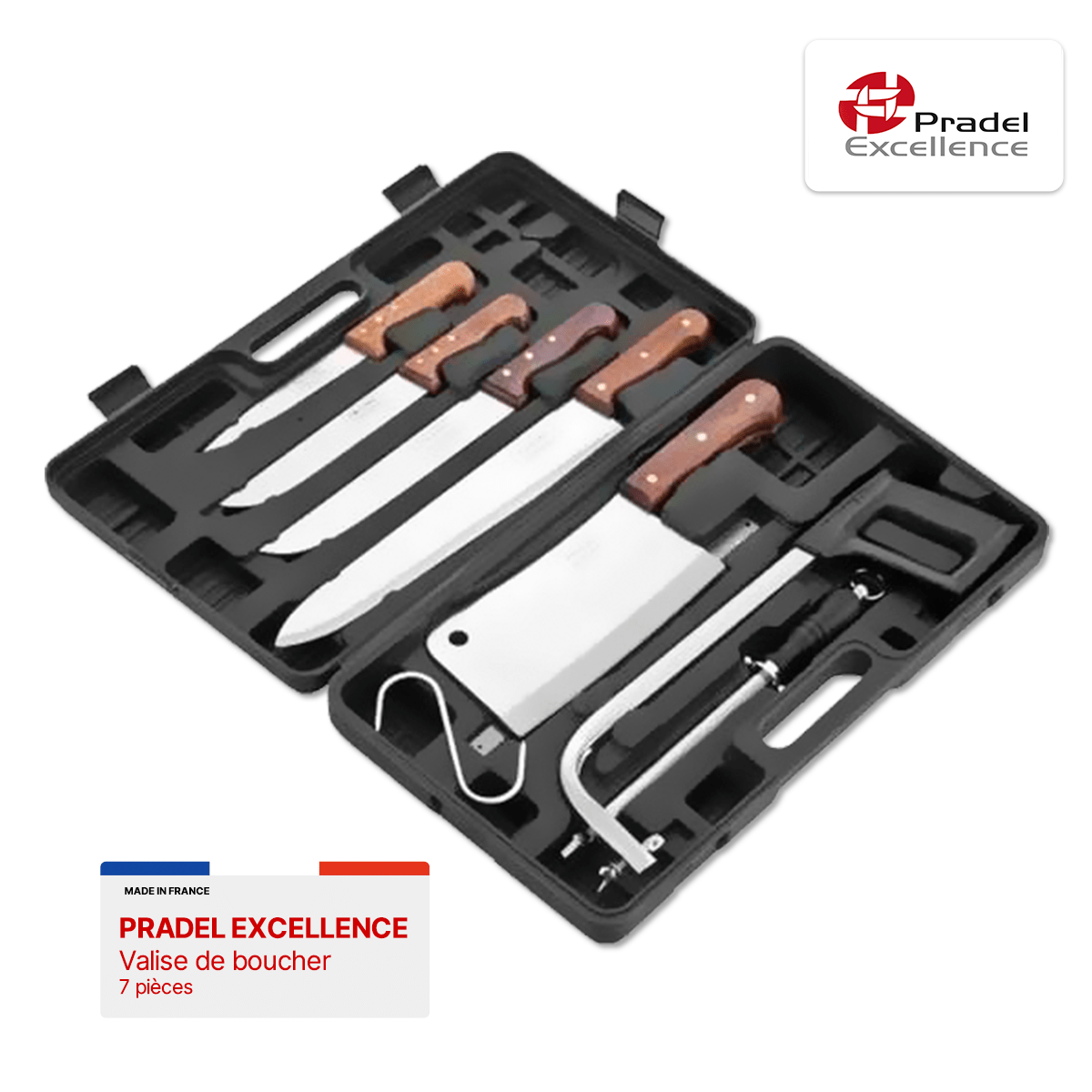 PRADEL EXCELLENCE Valise de boucher 7 pièces | Hot Spot Ltd