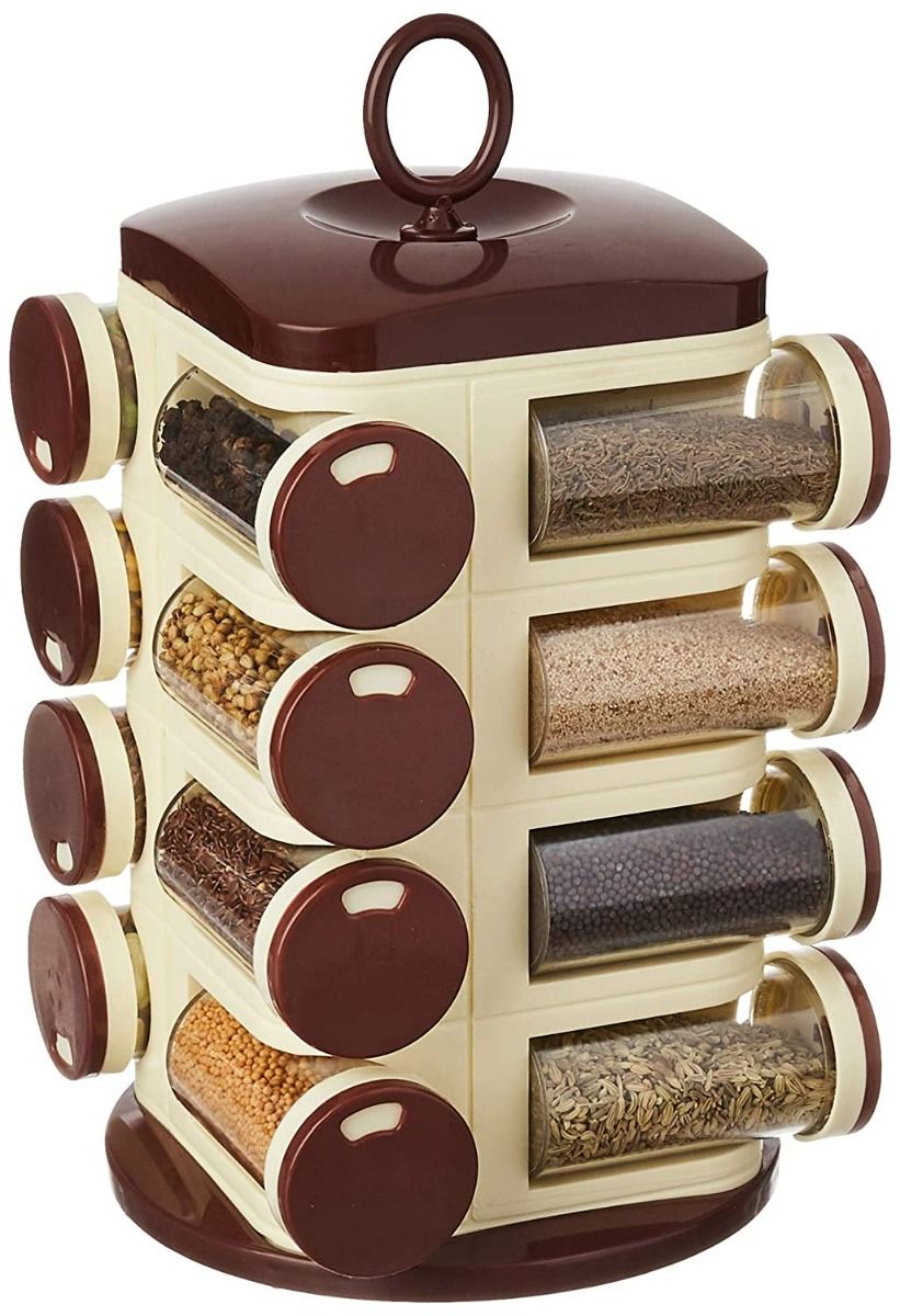 Spice Rack 16 Revolving Container Set | Hot Spot Ltd