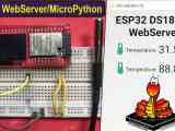 Esp32 Micropython Web Server Sensor Data On Webpage