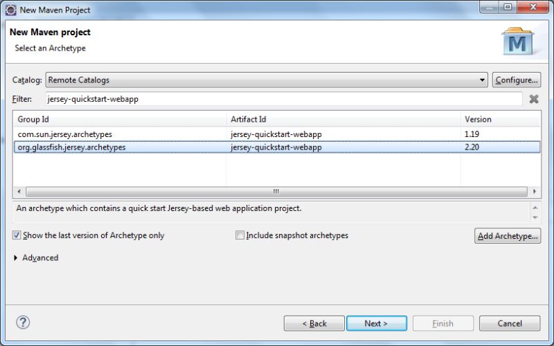Jersey Quickstart Archetype Hello World Application Example - Beautiful Sunset Pattern - Full HD