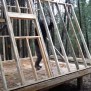 10 Minute Off Grid Cabin Build!