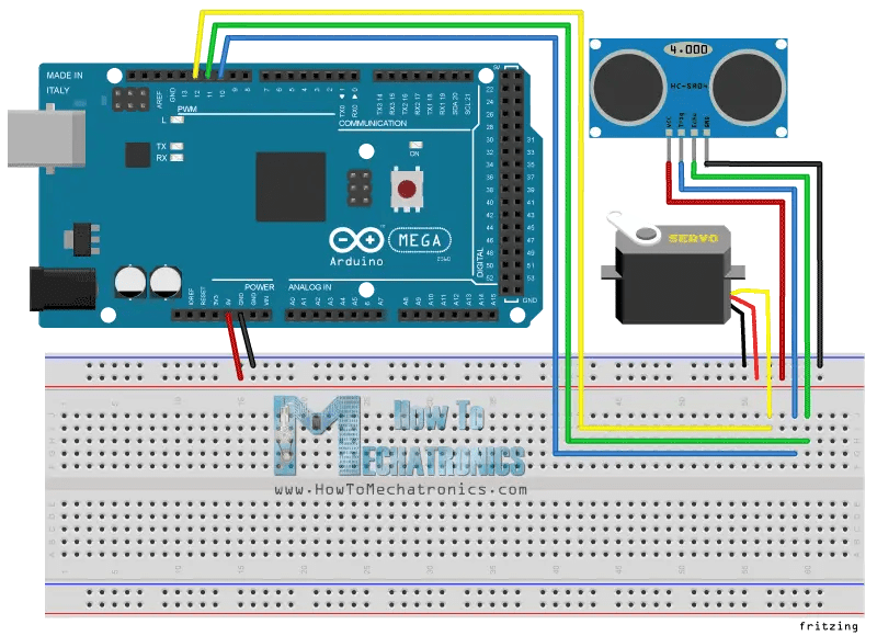 A Radar By Arduino Micro Controller Engineers Vision