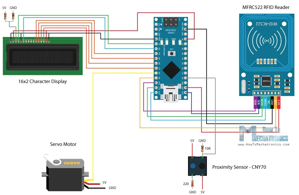 Wireless Door Lock System Circuit Diagram - Circuit Diagram