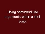 Using Command Line Arguments Within A Shell Script Hpc Sre Administration