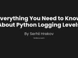Everything You Need To Know About Python Logging Levels Backend Apis
