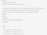 Html5 Example Page