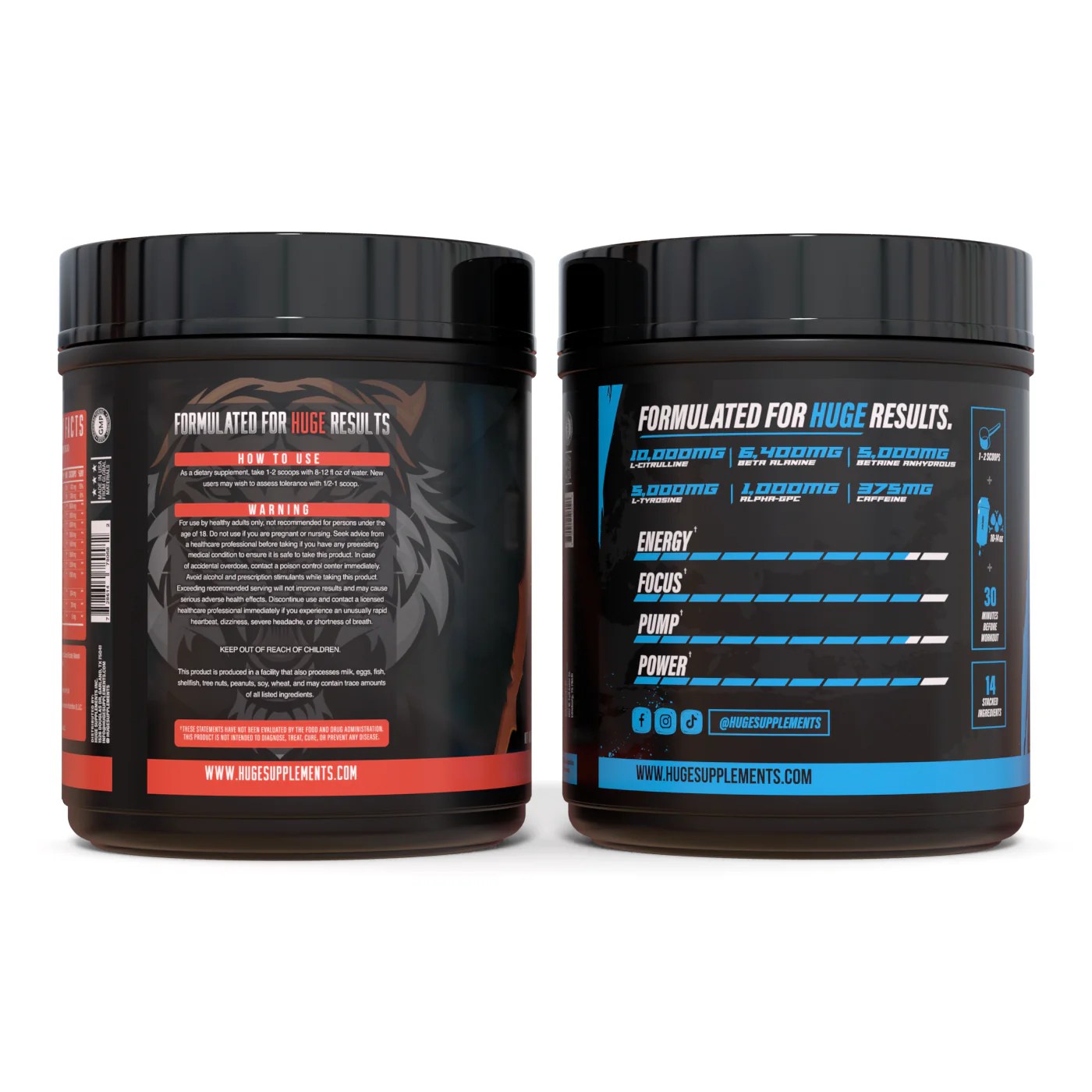 Huge Pre Workout Stack
