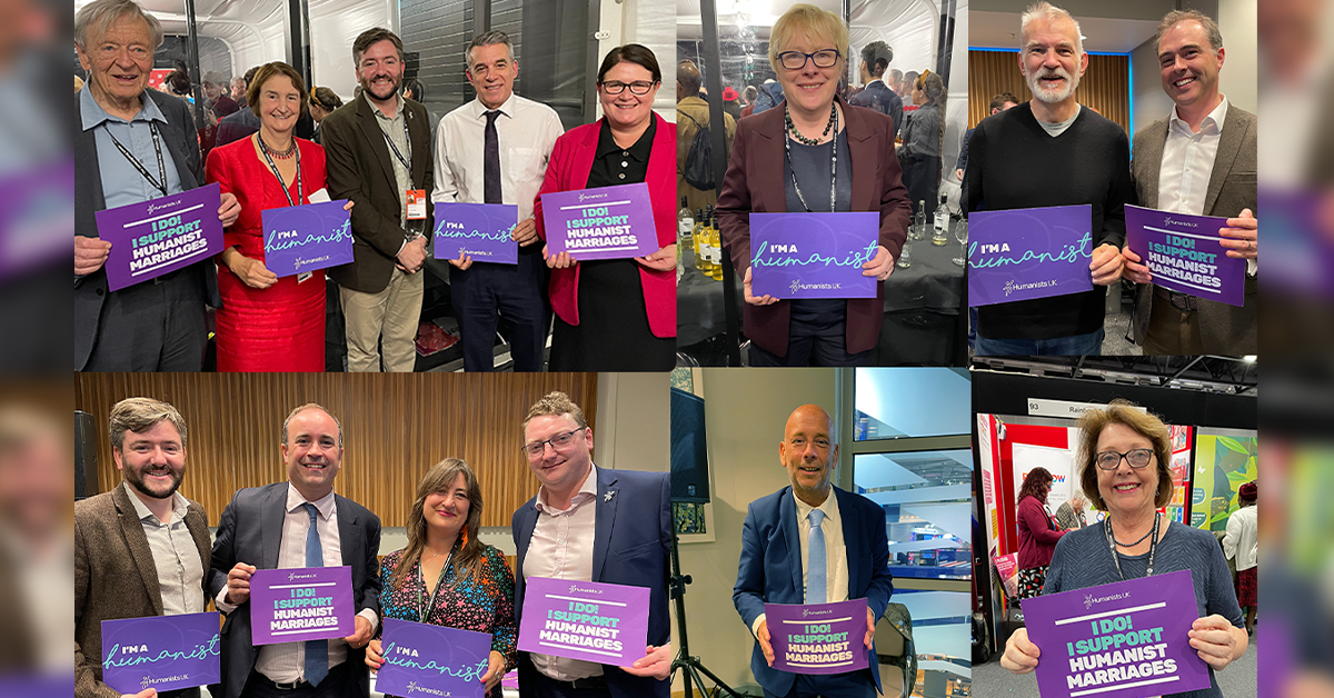 Humanists UK success at party conference fringes » Humanists UK