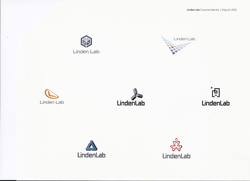 Linden Lab logo treatments, circa 2002 | Hunter Walk