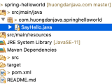 Spring Framework Hello World Huong Dan Java
