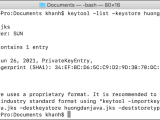 Generate Keystore Using Keytool In Java Huong Dan Java