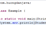 Non Access Modifier In Java Huong Dan Java