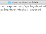 Deploy Application In Openshift Using Client Tool Oc Huong Dan Java