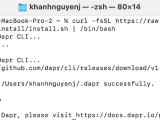 Install Dapr Distributed Application Runtime Huong Dan Java