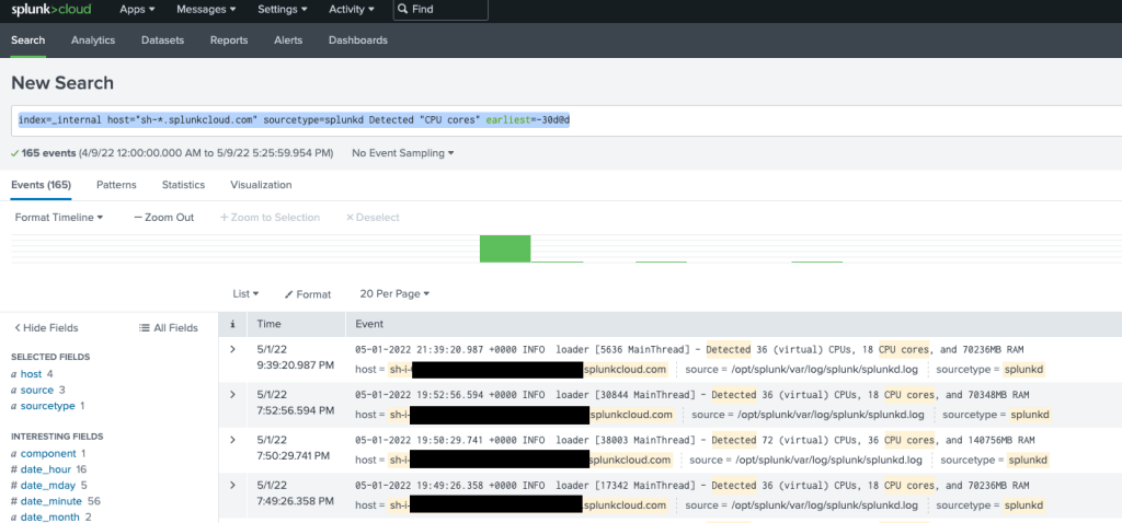 Determining available resources on the Splunk Search Head - Hurricane Labs