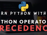 Python Operators Precedence Learn Python With Me I Sapna