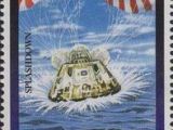Stamp Command Module Splashdown Solomon Islands 30th Anniversary Of