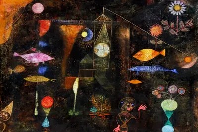 Fish Magic 1925 Canvas Print By Paul Klee Icanvas
