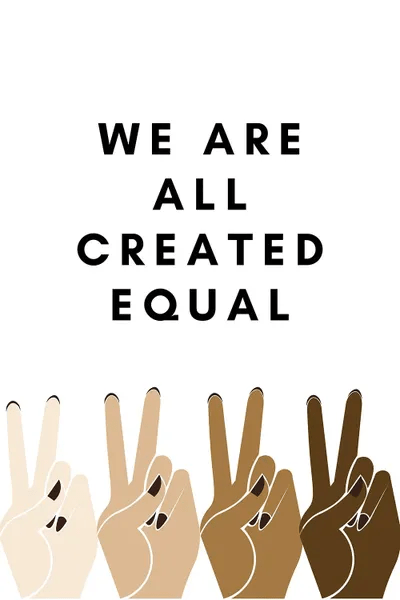 We Are All Created Equal Art Print By Kharin Hanes Icanvas