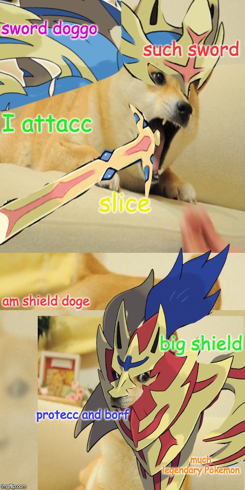 Pokemon Sword And Shield Legendary Dog Memes | BlaguesML