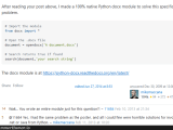 See Unknow Person With A Problem In Stackoverflow Writes A Library For
