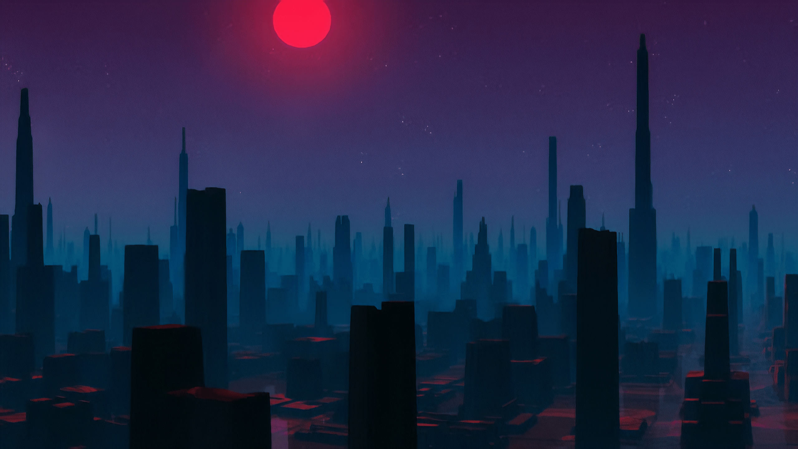 Nightly Cyber (tottot) [2560×1440] – HD Wallpapers