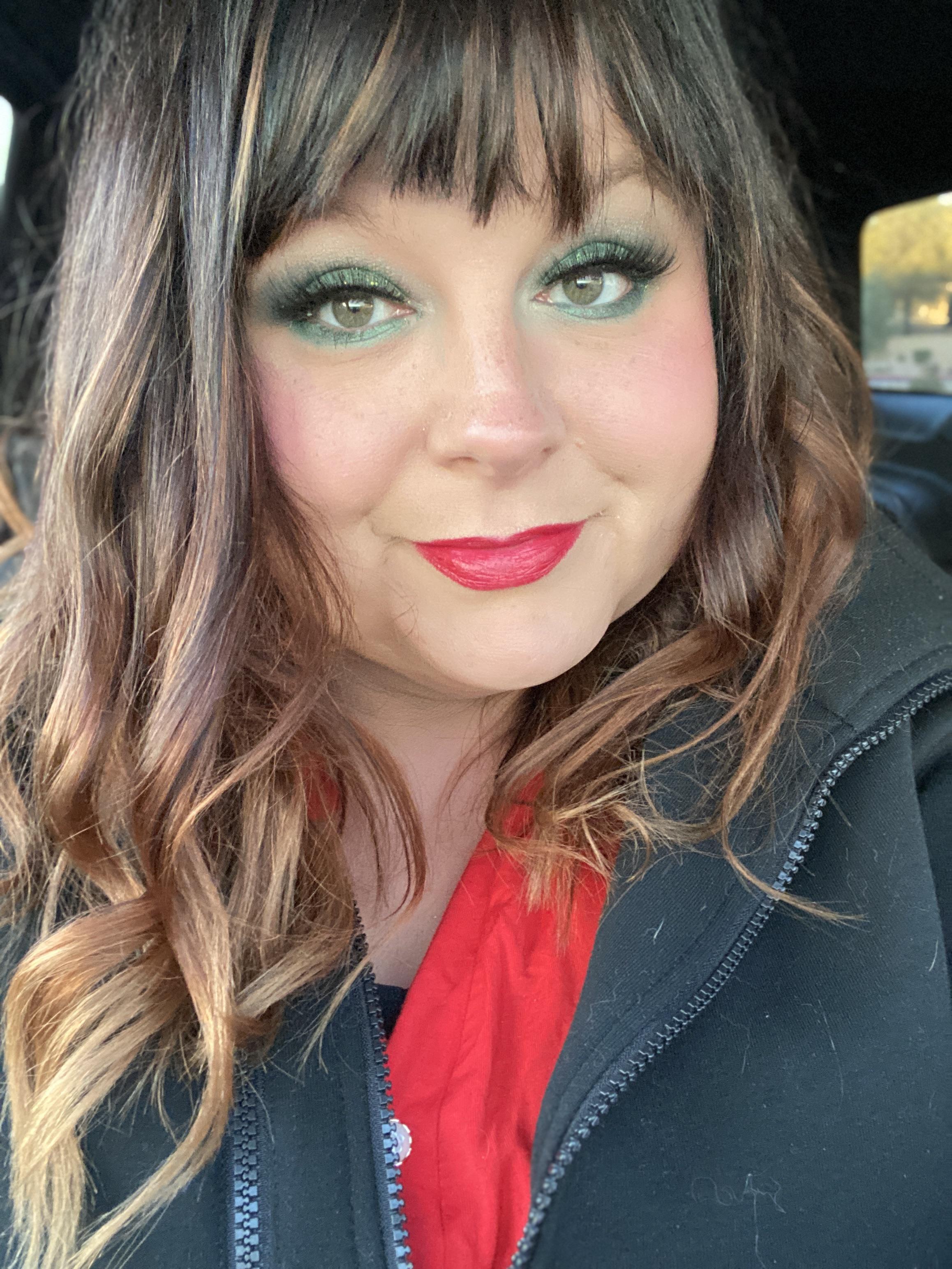 Get The ‘Green & Red Look’ Look – Penny Adams Makeup