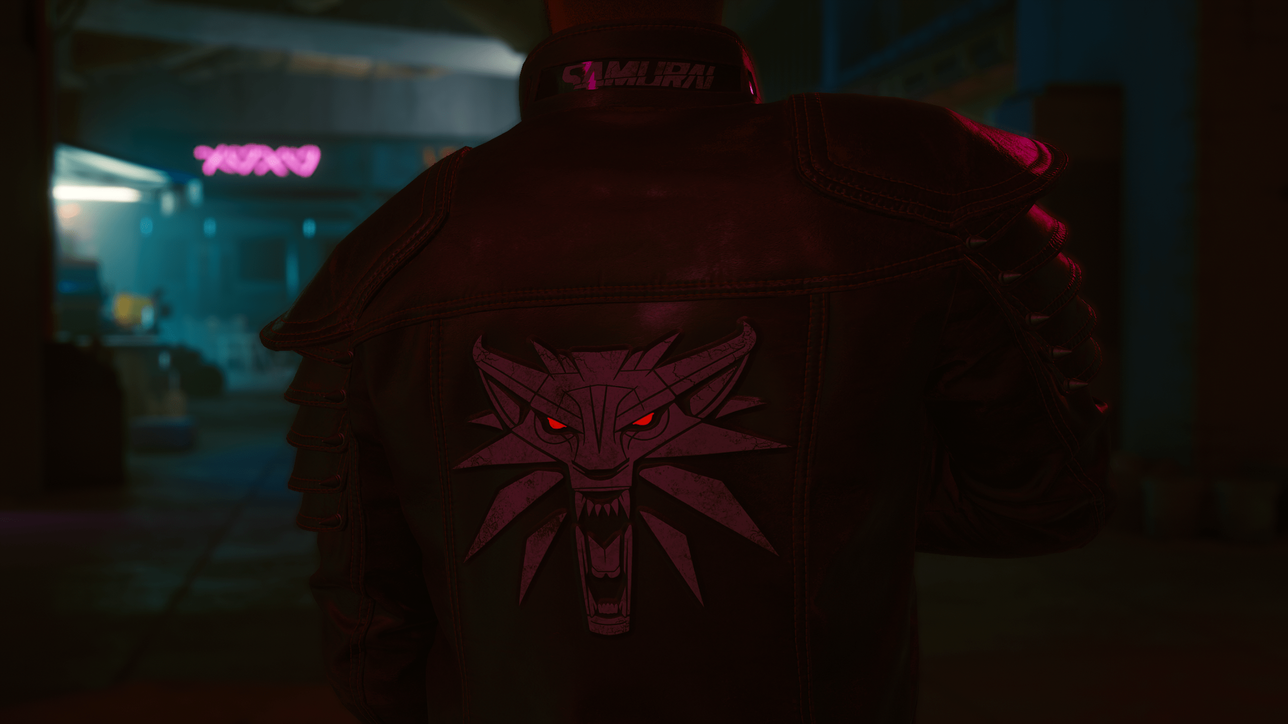 Cyberpunk x Witcher (2560 x 1440) – gogambar