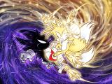 Hyper Dark Sonic Wallpaper Dark Super Sonic V S Fleetway Super Sonic