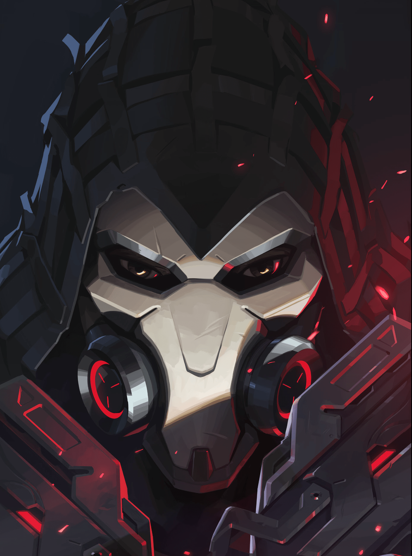 Really Liked the Reaper Mask on the First Page so I turned it into a ...