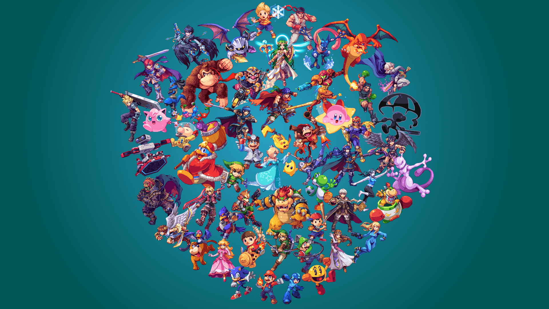 Pixel Smash [1920×1080] – HD Wallpapers