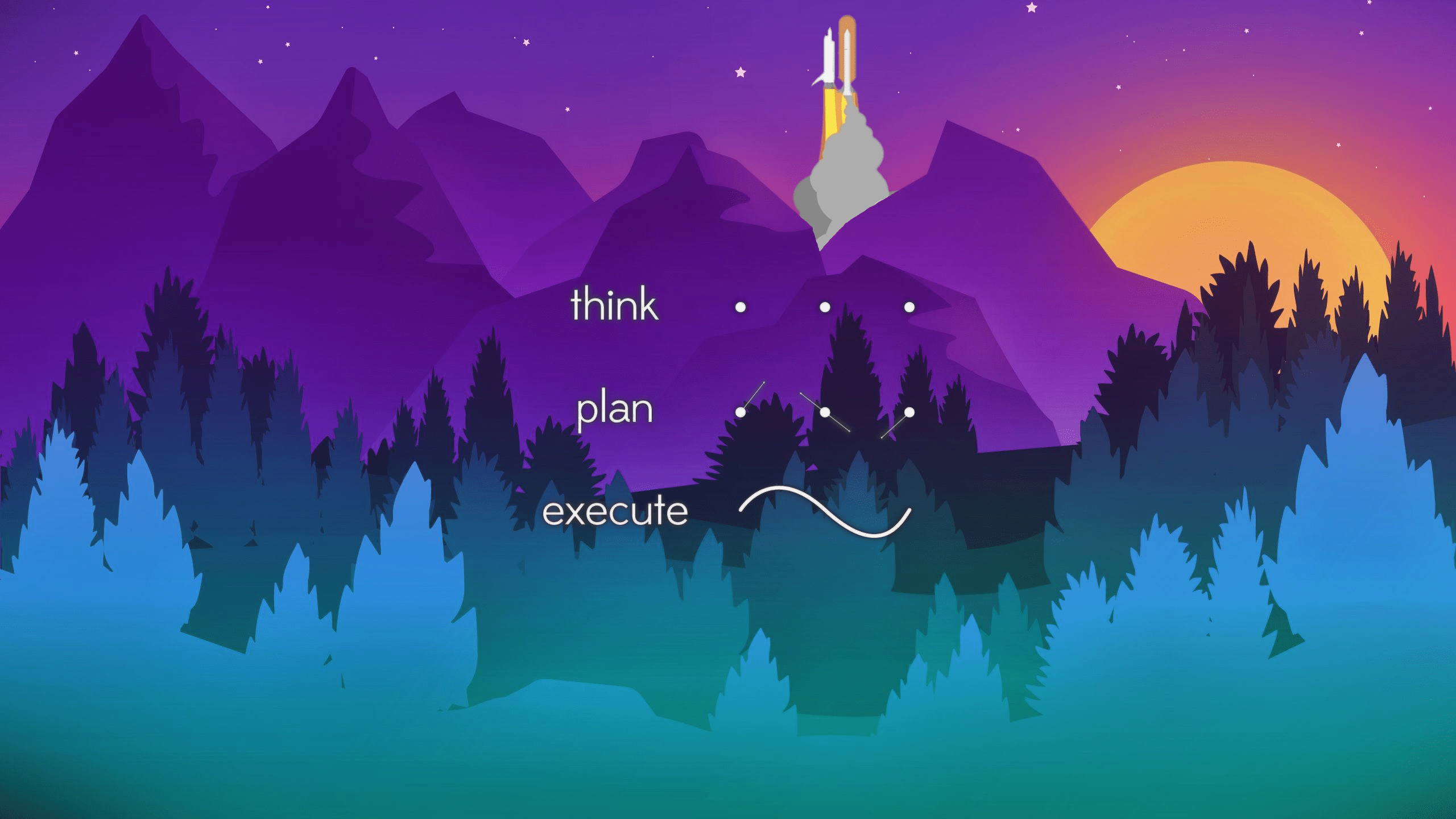 Think, plan, execute. Remix. [2560×1440] – HD Wallpapers
