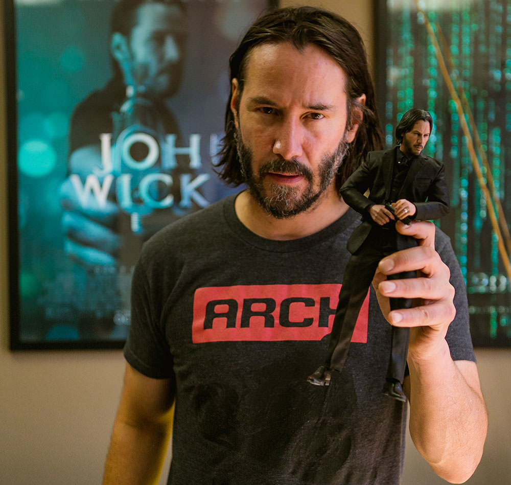 PsBattle: Keanu Reeves holding a Keanu Reeves doll via /r ...