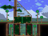 Another Simple Build My Greenhouse Built Into A Tree R Terraria