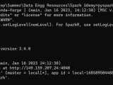 Python Why Does Executing A File In Pyspark Environment Show No