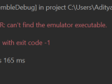 Android Emulator Emulator Error Can T Find The Emulator Executable