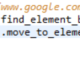 Python Missing Perform For Selenium Actionchains Stack Overflow