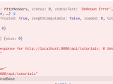 Typescript I Get Http Failure Response For Http Localhost 8080