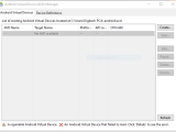 Android Virtual Device Not Listed Only In Eclipse Stack Overflow