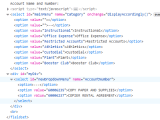 Javascript Reading A Value From A Cascading Dropdown List Stack